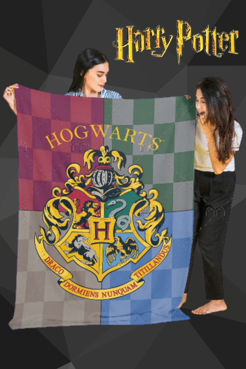 HARRY POTTER Hogwarts Manta premium coralina – ADN Gamers